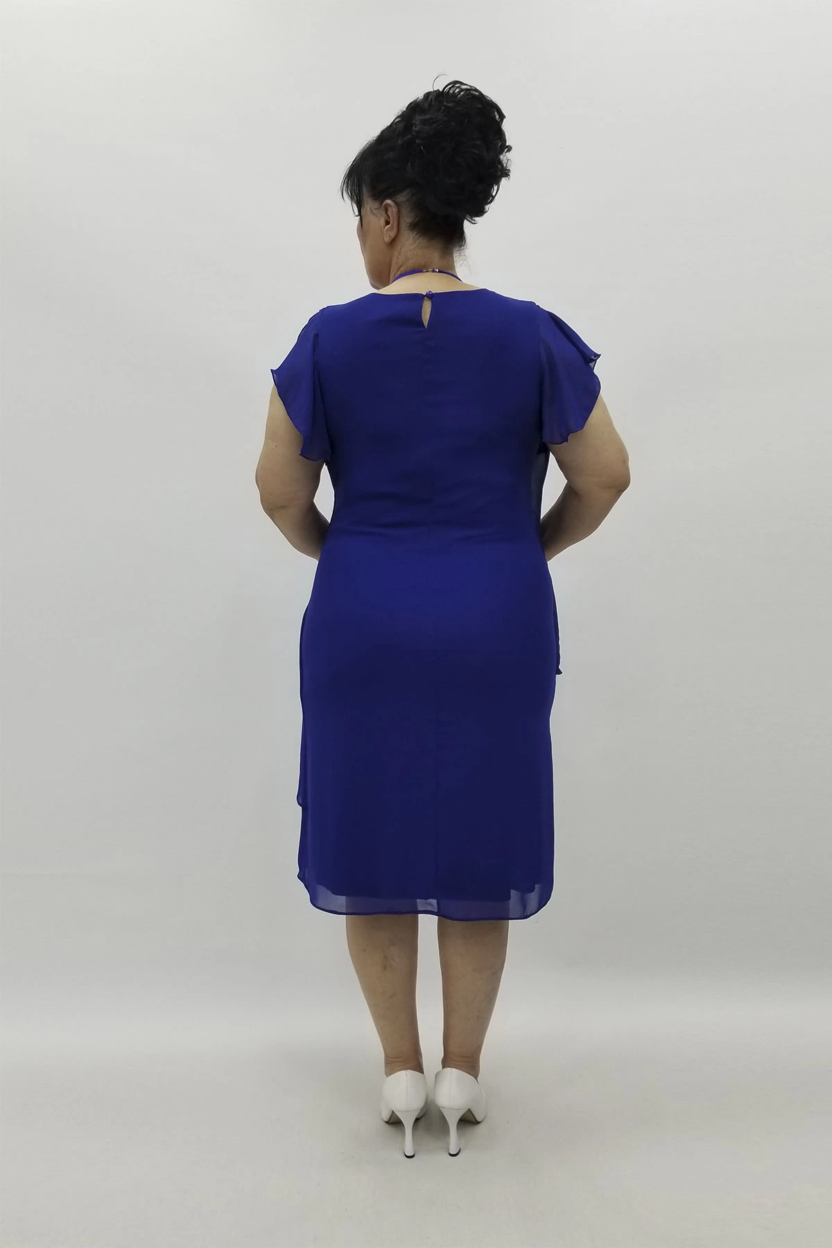 Miraggio Büyük Beden Abiye Elbise 96758 SAKS