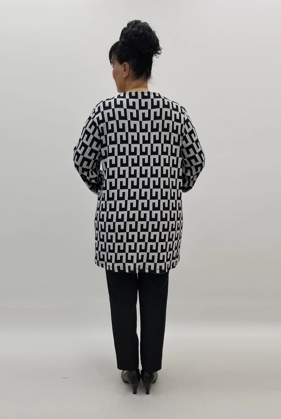 Miraggio Büyük Beden Bluz 99372 GRİ