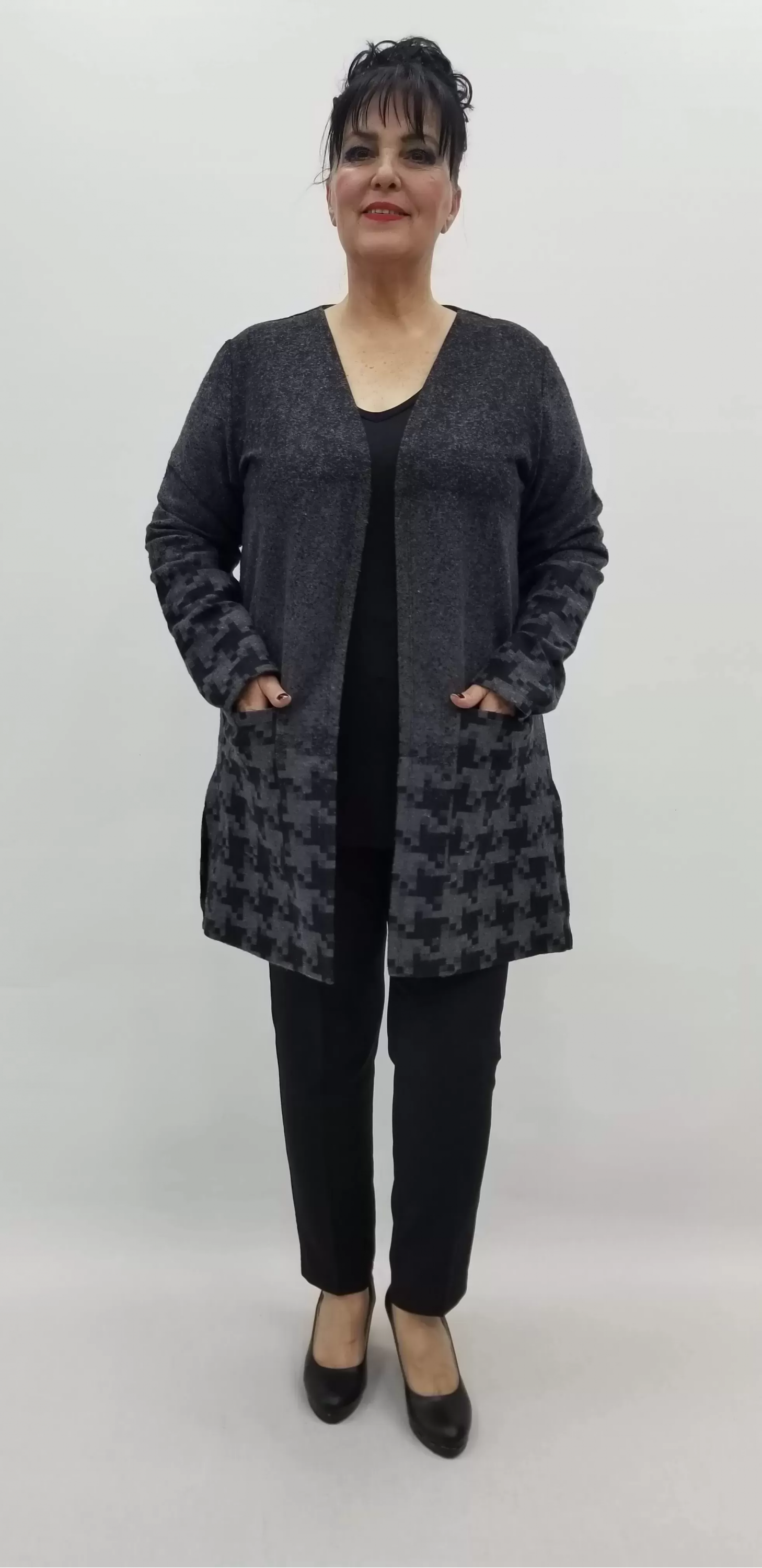 Miraggio Büyük Beden Ceket 99302 ANTRASİT