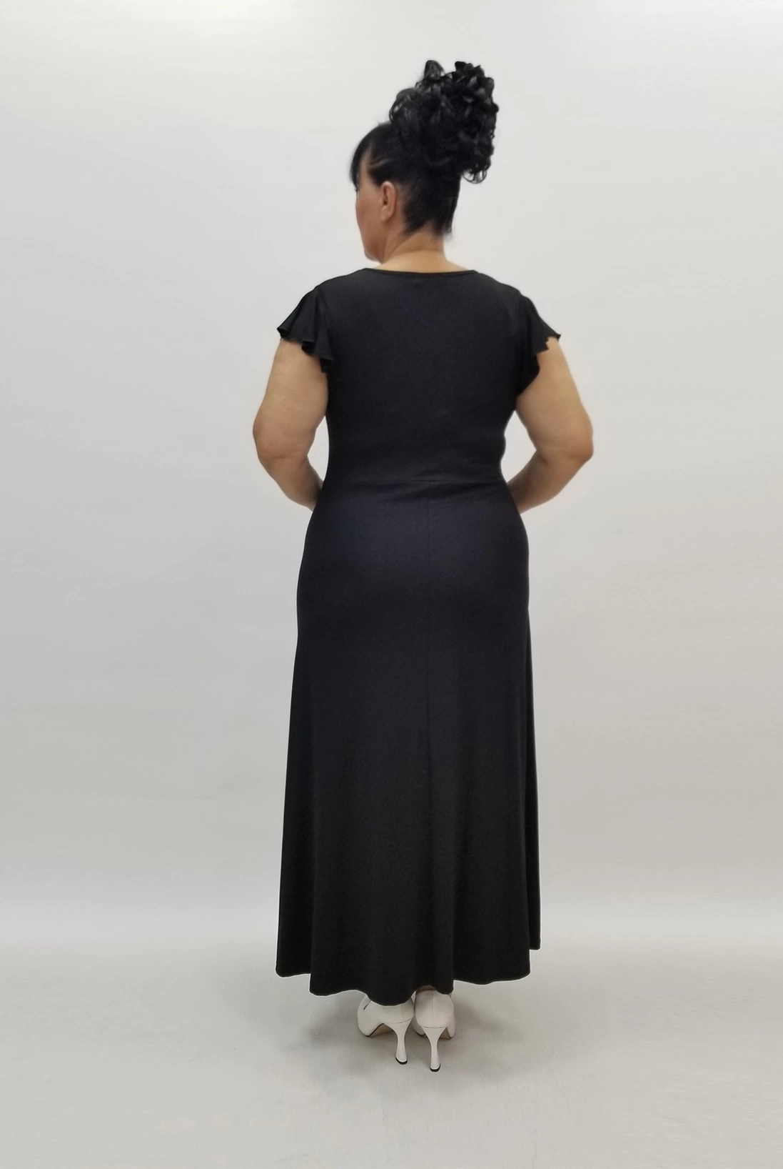 Miraggio Büyük Beden Elbise 99887 SİYAH