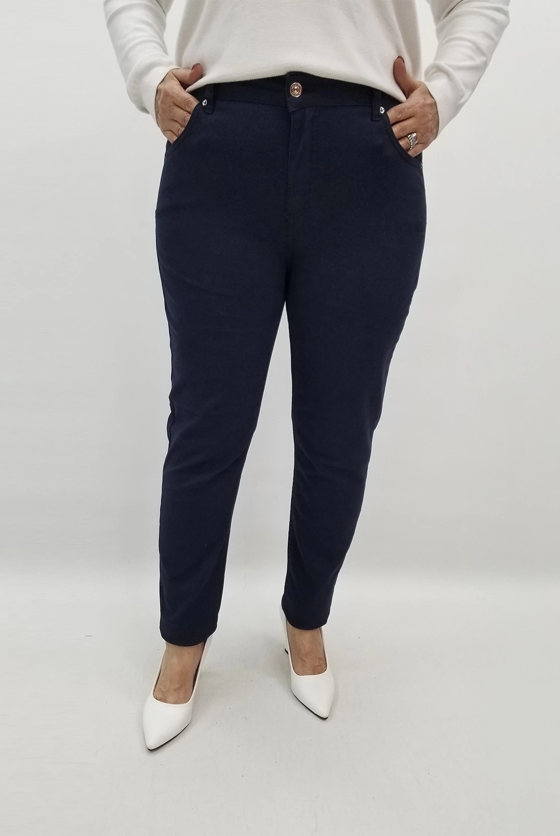 Miraggio Büyük Beden Kot Pantolon 99396 LACİVERT