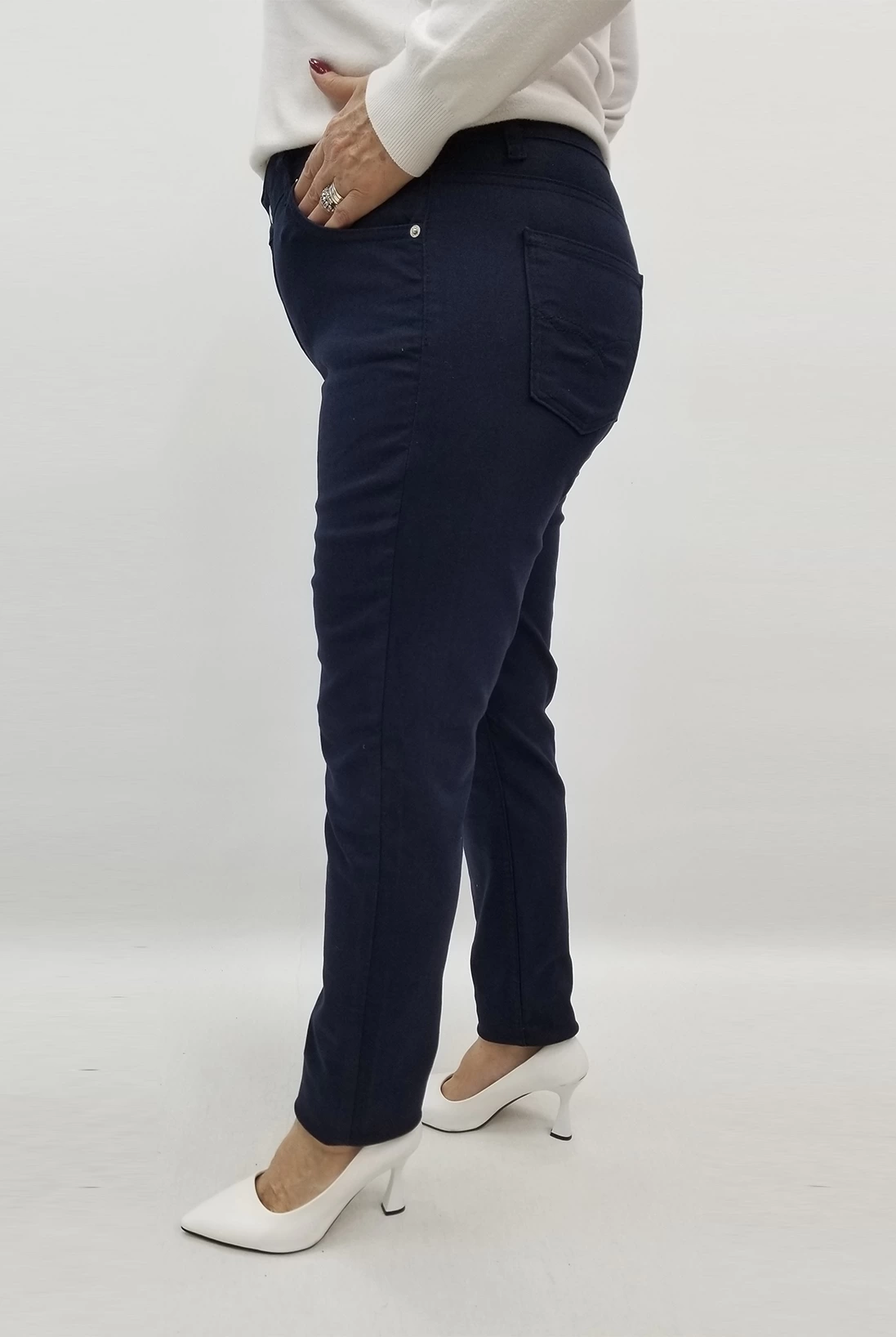 Miraggio Büyük Beden Kot Pantolon 99396 LACİVERT