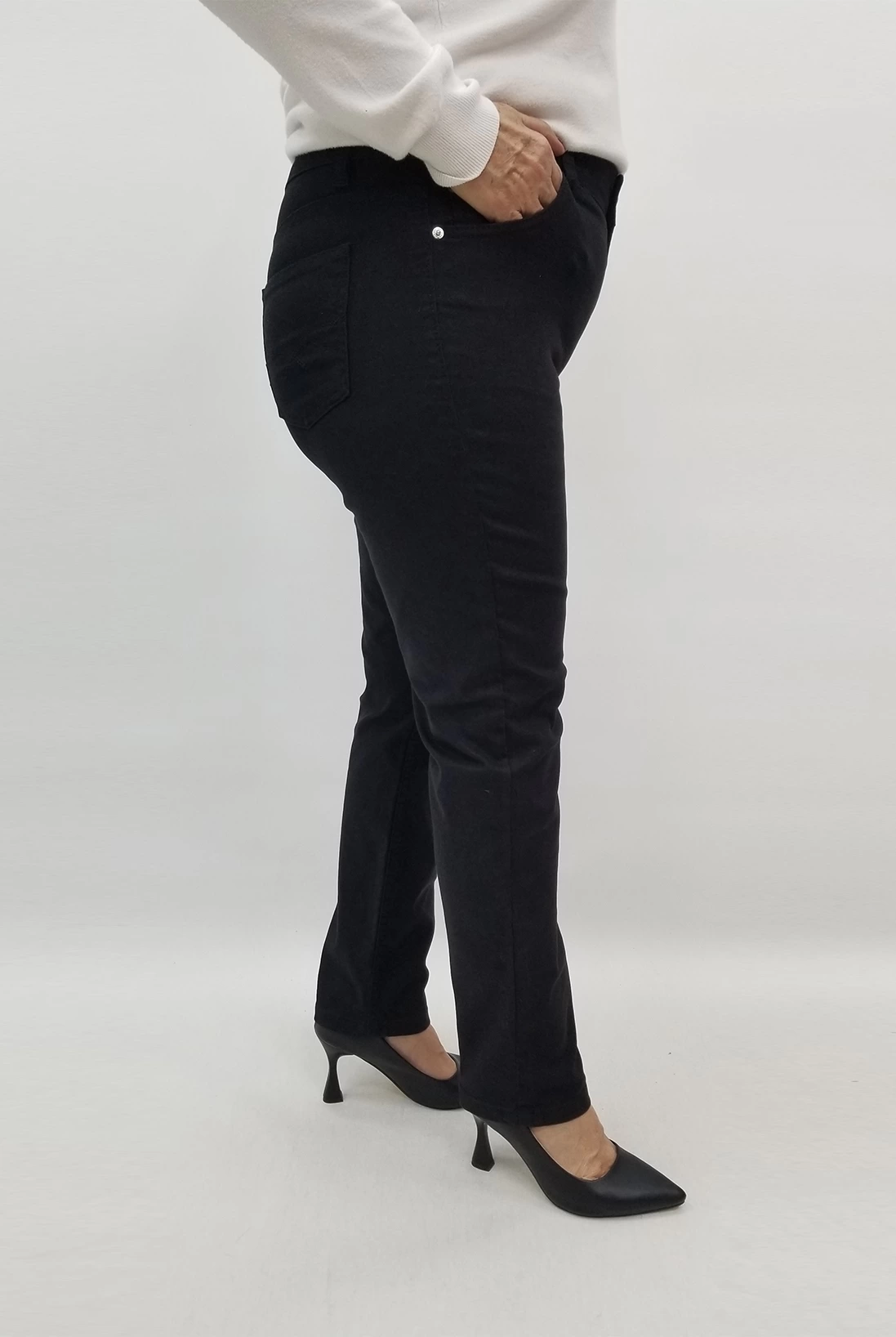 Miraggio Büyük Beden Kot Pantolon 99396 SİYAH