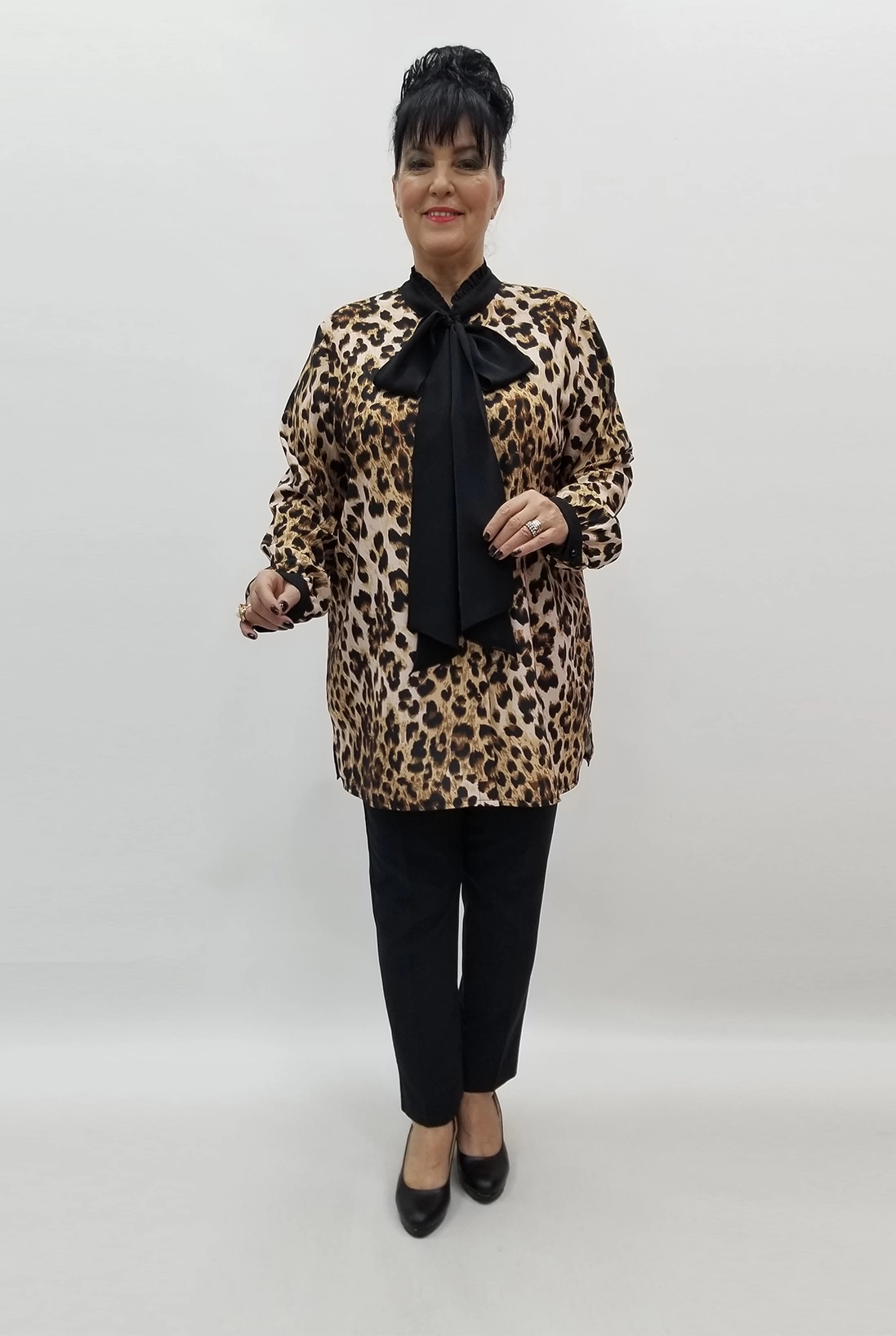 Miraggio Büyük Beden Tunik 99417 KAHVE