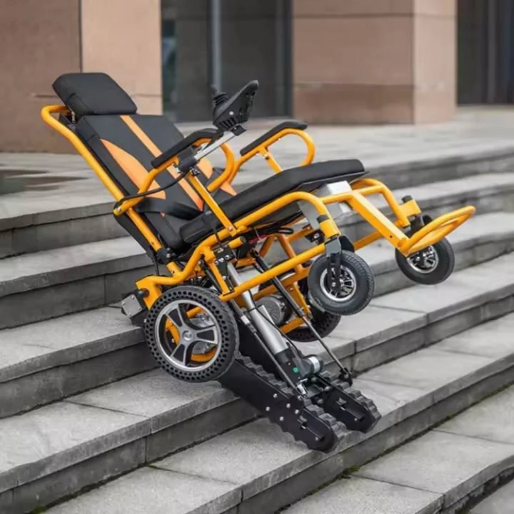 Güçlü Motorlu Merdiven Çıkabilen Otomatik Engelli Akülü Tekerlekli ...