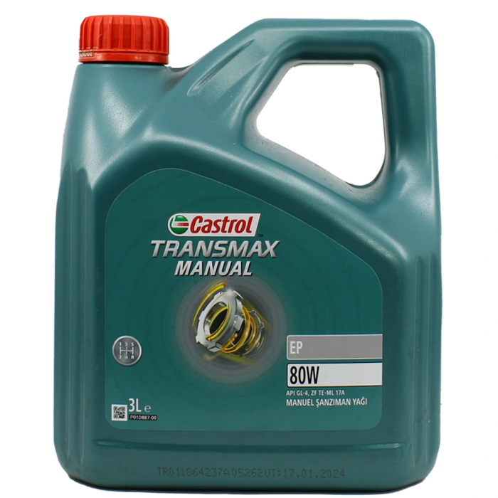 Castrol Transmax Manual EP 80W Manual Transmission Oil 3 Litres