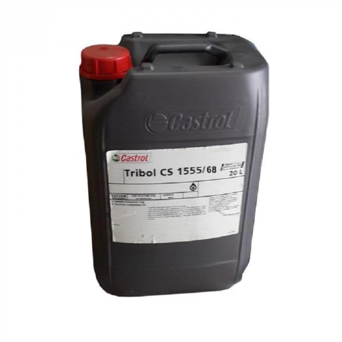 Castrol Tribol CS 1555/68 Tam Sentetik Vidalı Kompresör Yağı 20 Litre