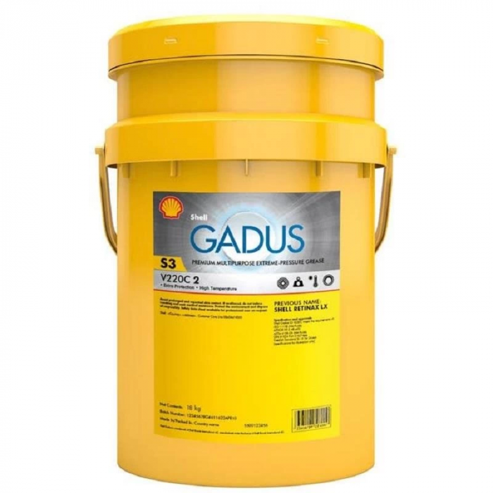 Shell Gadus S3 V220C 2 18 Kg Lityum Kompleks Gres | İzmir Yağ Sanayi ...