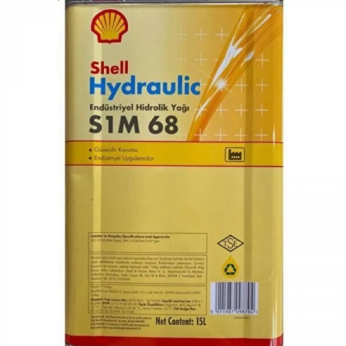 Shell Hydraulic S1 M 68 15 Litre Hidrolik Sistem Yağı | İzmir Yağ ...