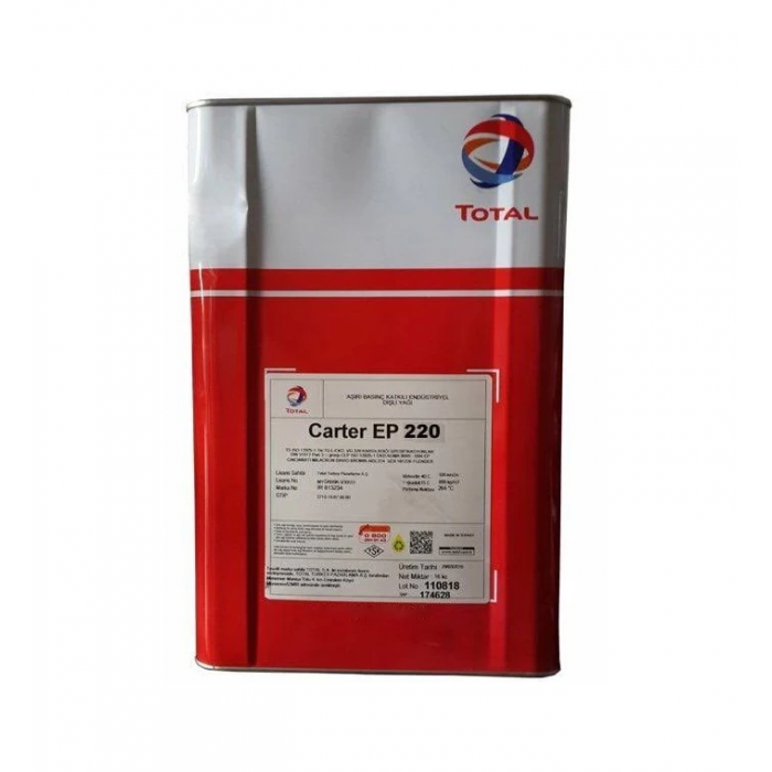 TOTAL Carter EP 220 16 KG | Endüstriyel Dişli Yağı