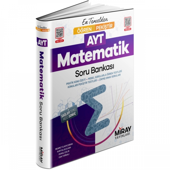 Miray Öğren Pekiştir AYT Matematik Konu Özetli Soru Bankası | Aydın Yayınları