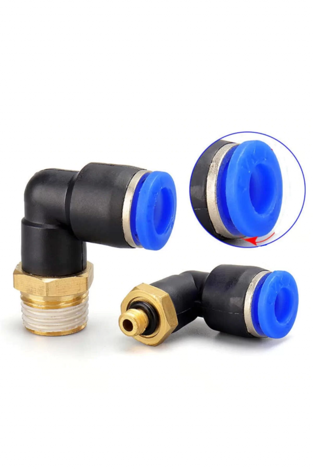 Pnömatik Dirsek Bağlantı 1/2 - 16mm