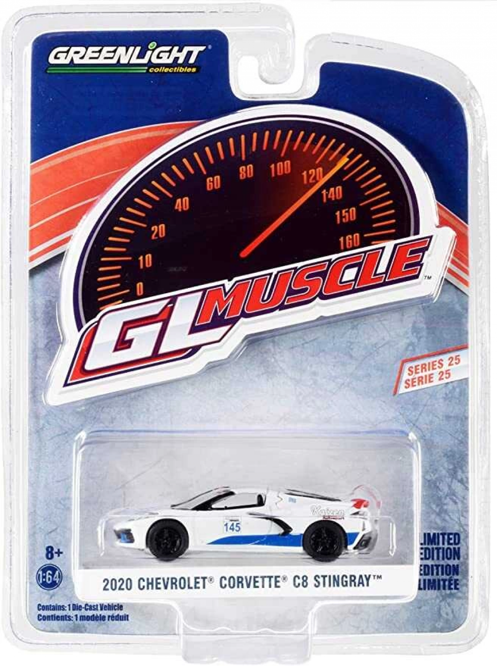 Greenlight Muscle 145 Track Battle - 2020 Chevrolet Corvette C8 ...