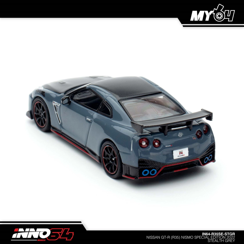 Inno 1/64 NISSAN GT-R (R35) NISMO SPECIAL EDITION 2022 Stealth Gray IN64-R35NSE-STGR