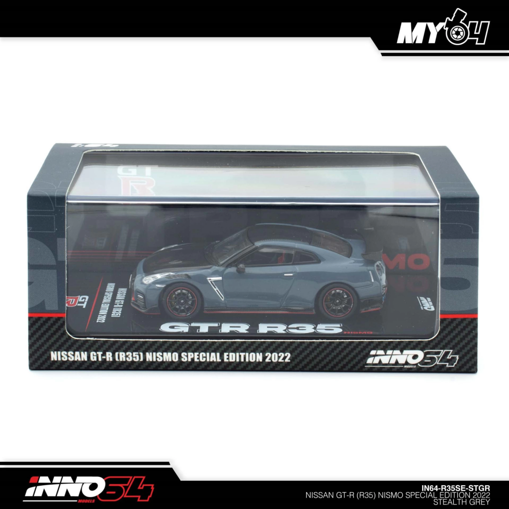 Inno 1/64 NISSAN GT-R (R35) NISMO SPECIAL EDITION 2022 Stealth Gray ...