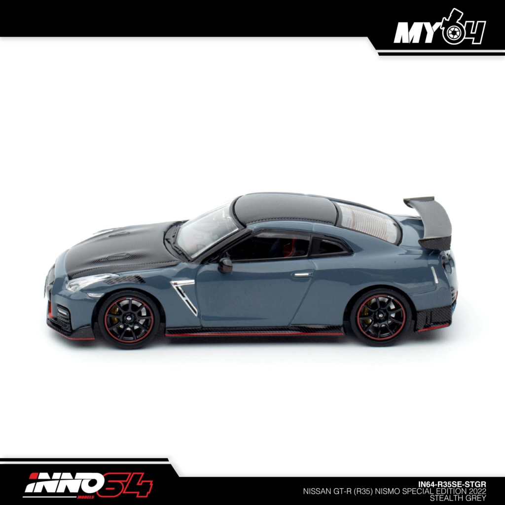 Inno 1/64 NISSAN GT-R (R35) NISMO SPECIAL EDITION 2022 Stealth Gray IN64-R35NSE-STGR
