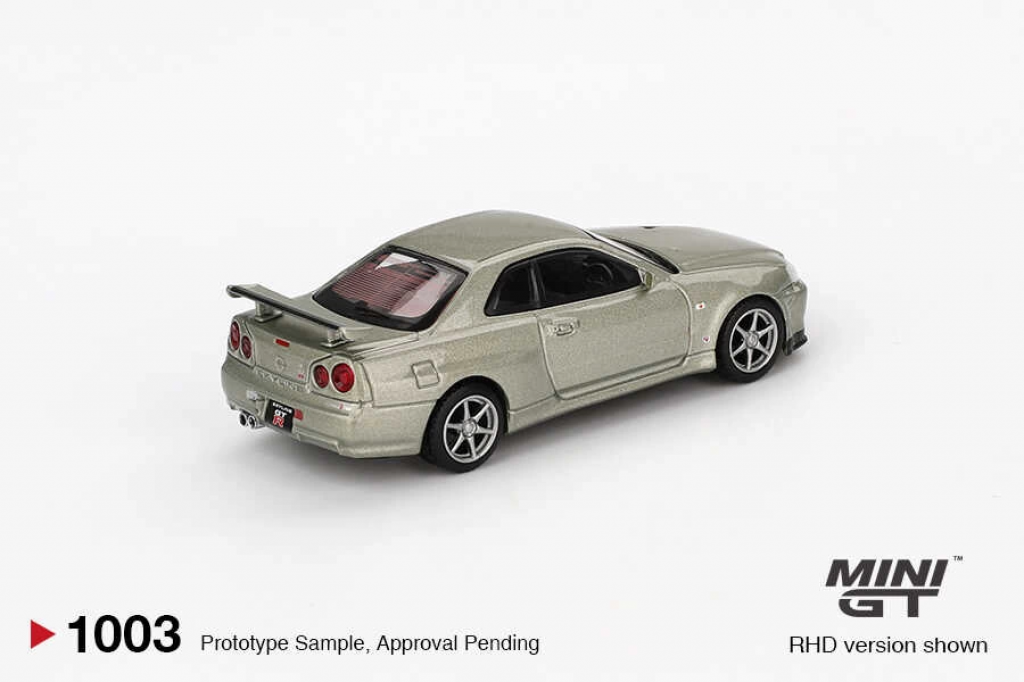 Mini GT Nissan Skyline GT-R R34 Bayside Blue 1:64 Diecast Model Araba ...