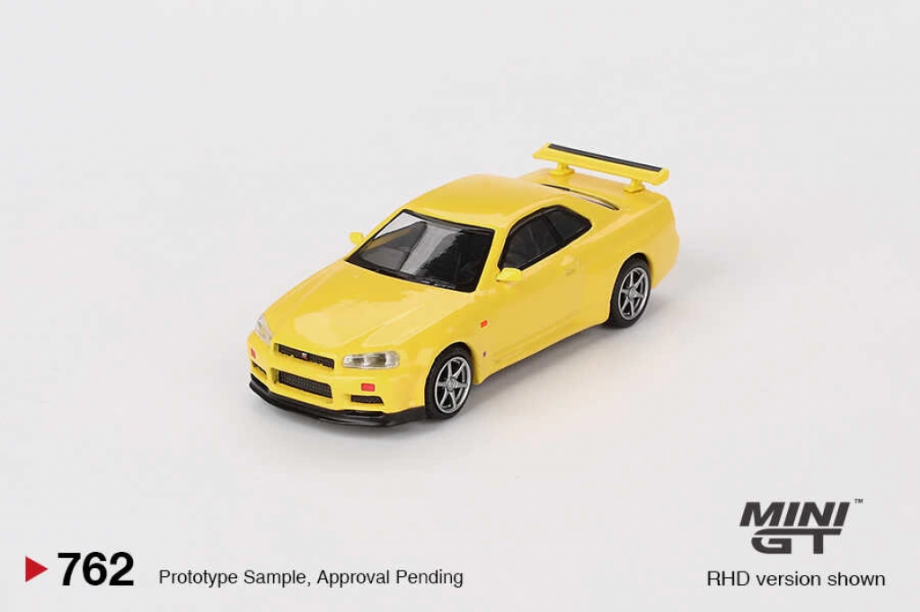Mini GT Nissan Skyline GT-R R34 Bayside Blue 1:64 Diecast Model Araba ...