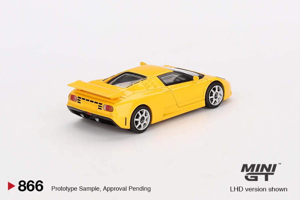 Mini GT Bugatti EB110 Super Sport Giallo Bugatti