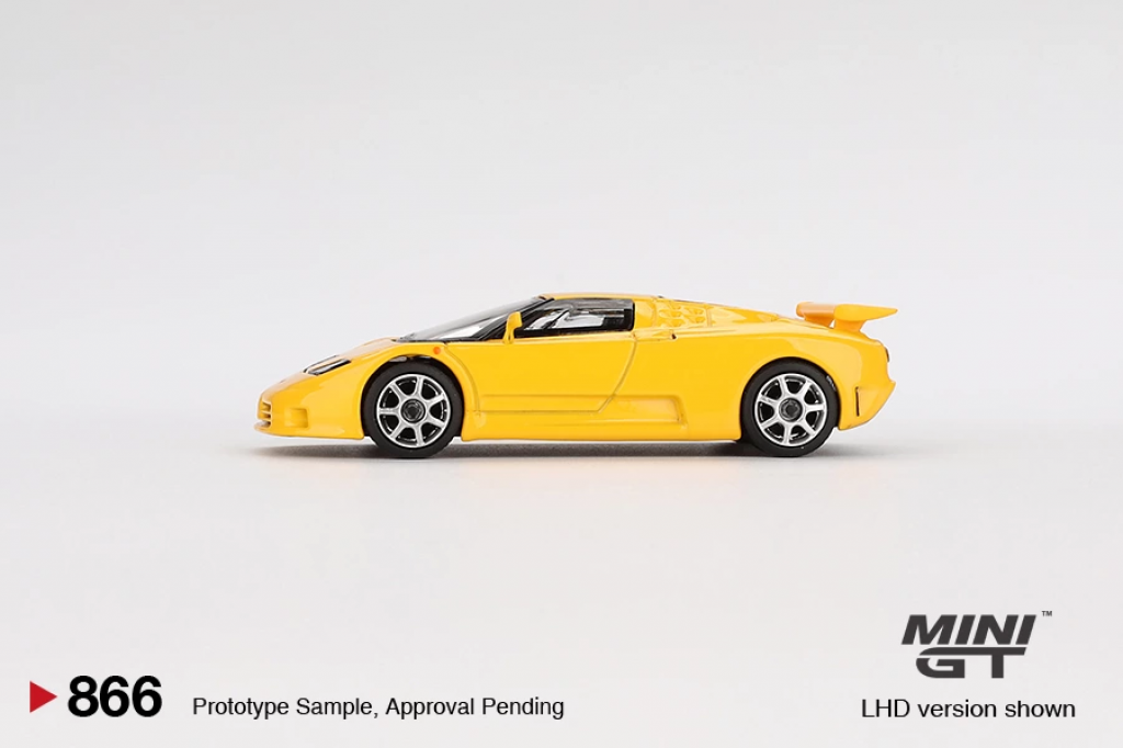 Mini GT Bugatti EB110 Super Sport Giallo Bugatti