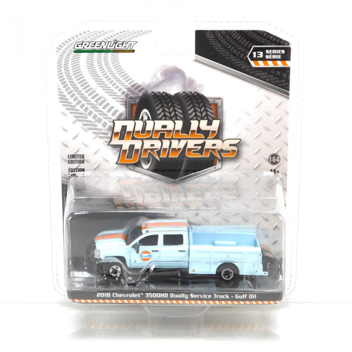 Greenlight 1/64 Dually Drivers Series 13 - 2018 Chevrolet 3500HD Dually ...