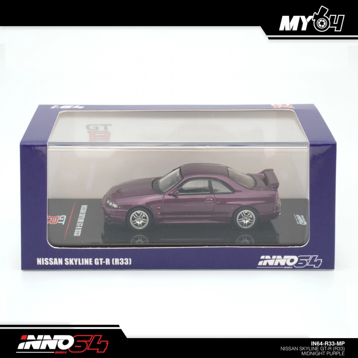 Inno 1/64 NISSAN SKYLINE GT-R (R33) NISMO 400R Midnight Purple II Hong Kong Toycar Salon 2023 ...