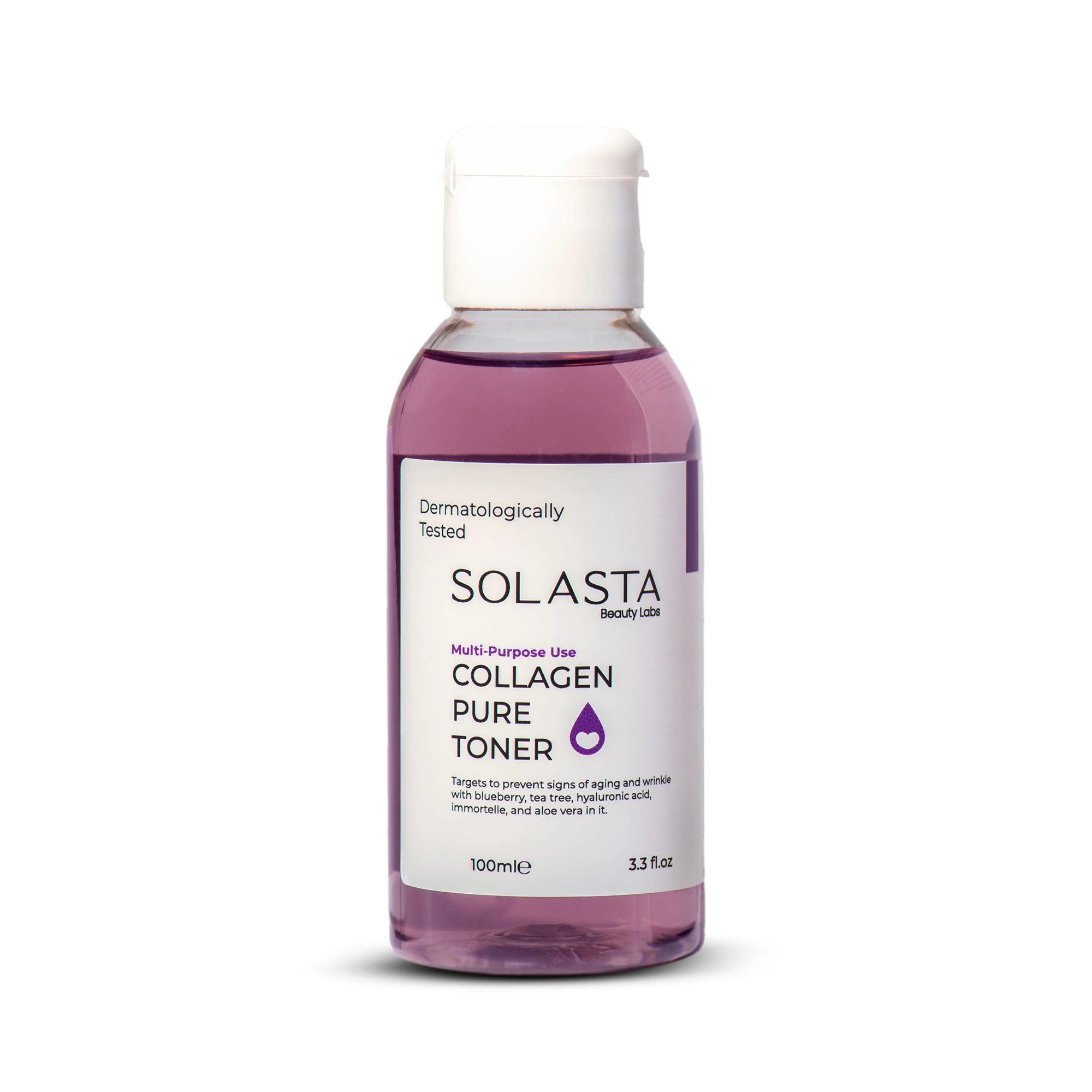 Solasta Yaşlanma Karşıtı Hyaluronic Acid + Kolajen Tonik