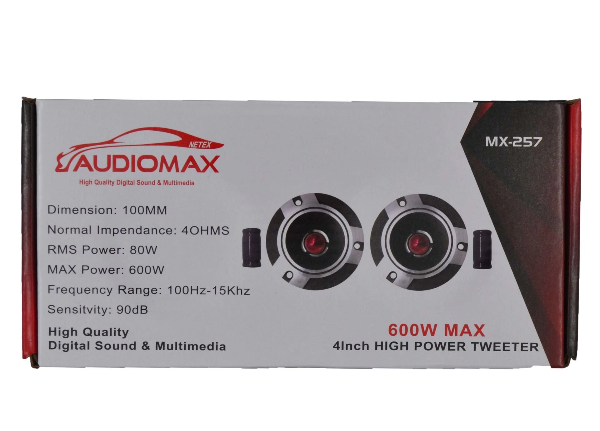 Audiomax Mx-257 10 Cm Dome Tweeter 80 Rms