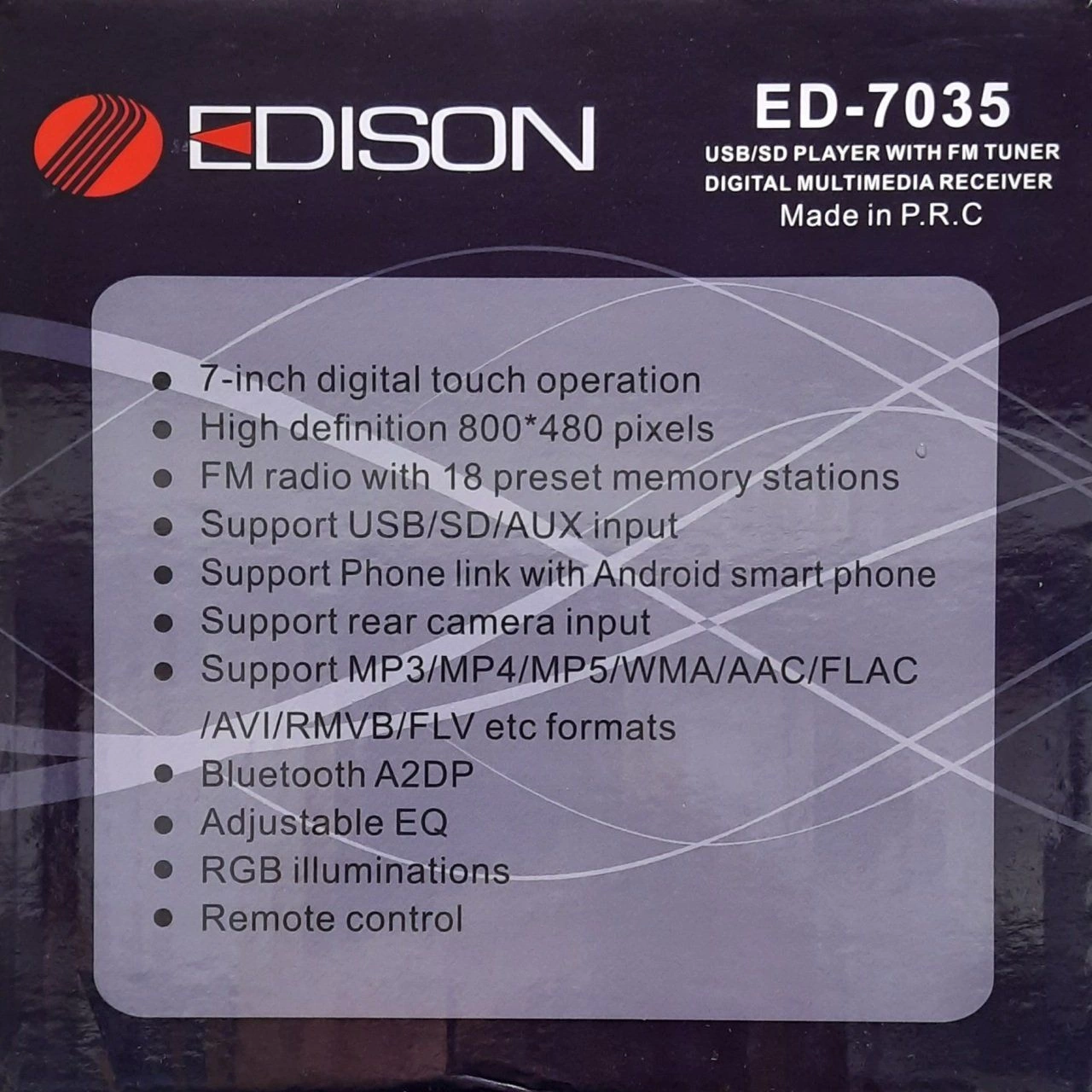 Edison ED 7055 Double Teyp