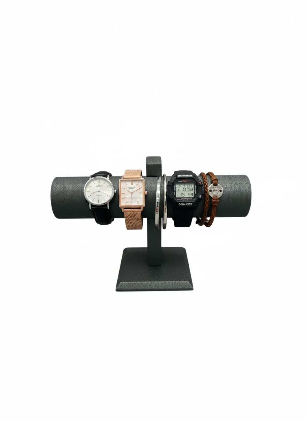 İmera Deri Yeşil Renk 15/23 Cm Saat - Bileklik Sergileme Standı