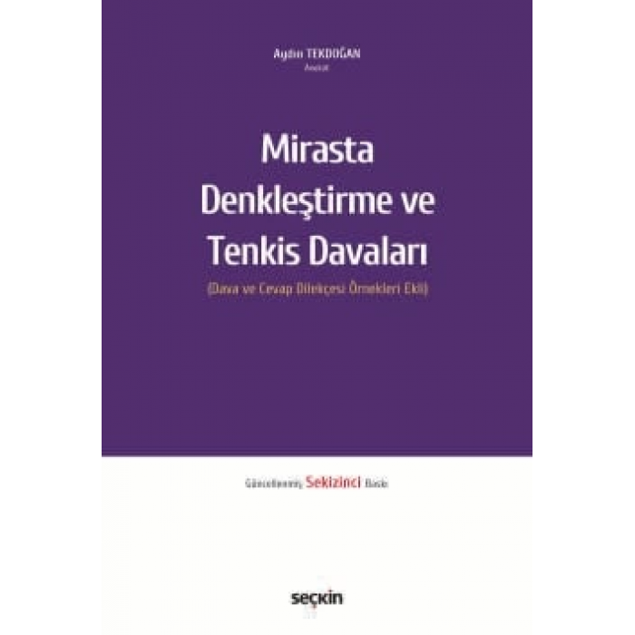 Mirasta Denkleştirme ve Tenkis Davaları (Dava ve Cevap Dilekçesi ...