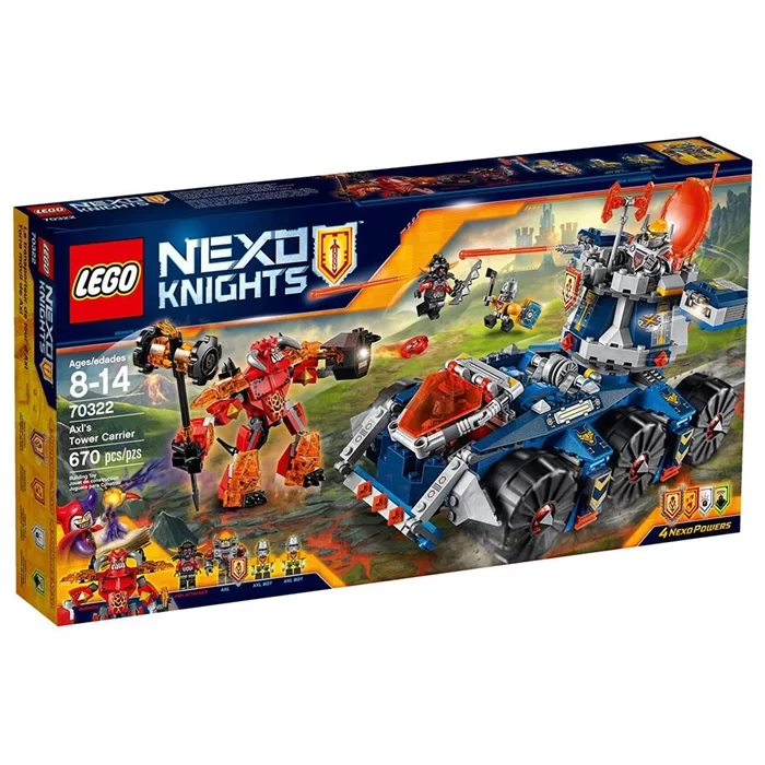 Lego Nexo Knights Axl"s Tower Carrier 70322