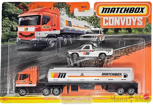 Matchbox Convoys - MBX Cabover & MBX Box Trailer /// 1977 Ford Courier ...