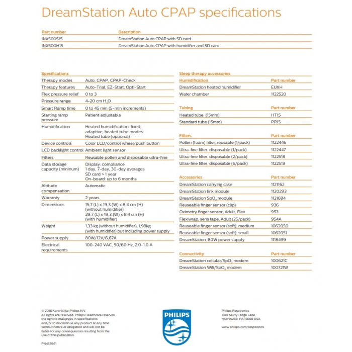 Philips Respironics DreamStation Auto CPAP Cihazı