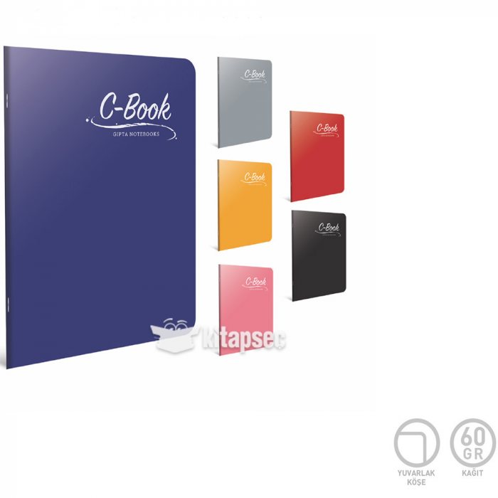 GIPTA DEFTER C BOOK A4 TEL DİKİŞ PP KAPAK 60 YP. ÇİZGİLİ 6900