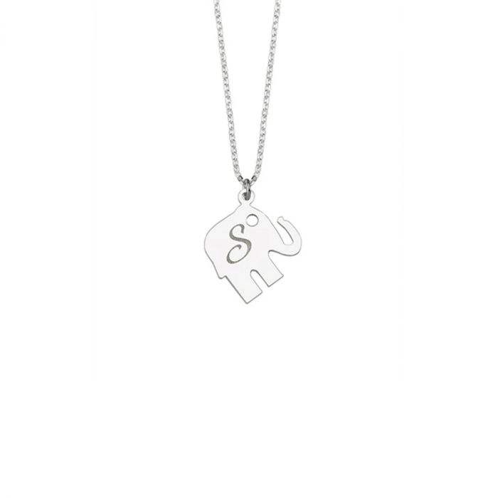 Lazer Kesim Orta Boy Fil Kolye