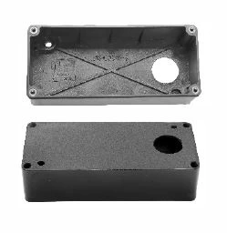 Push button box housing