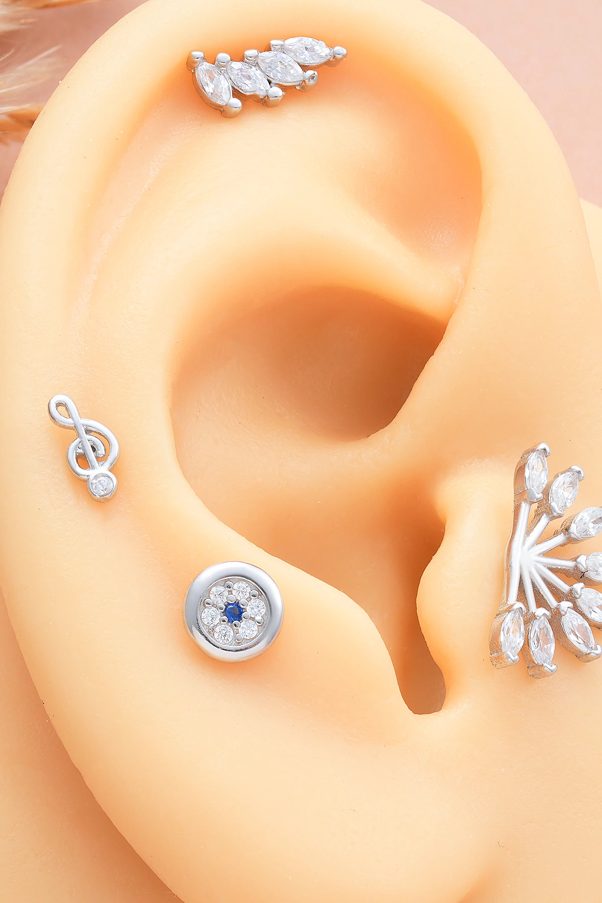 Tragus Piercing Silber 925