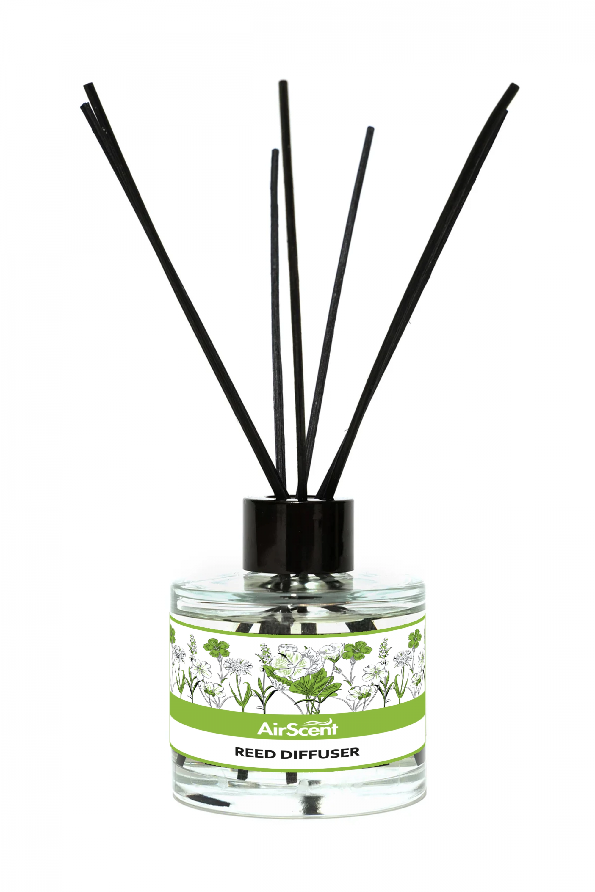 Yeşil Çay Çubuklu Oda Kokusu 100 ML Silindir Şişe Reed Diffuser ...