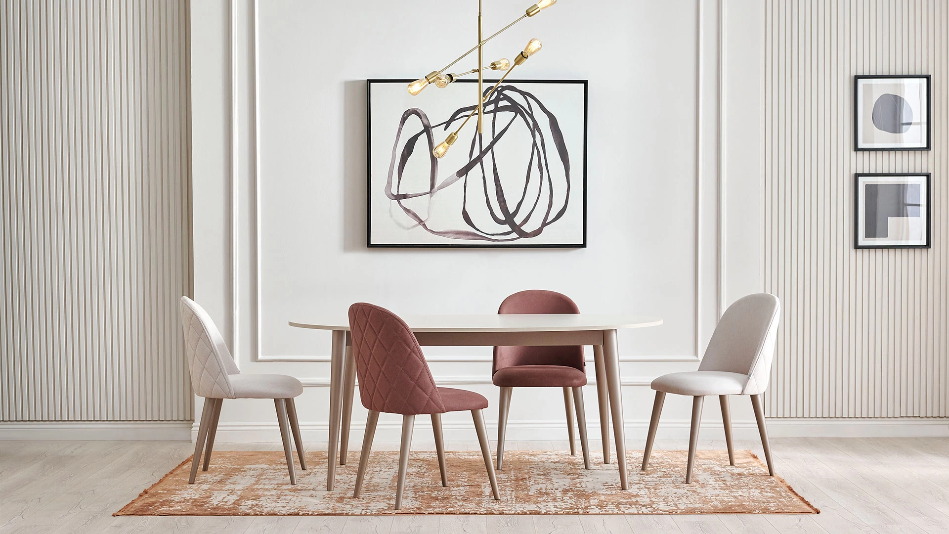 Milena Fixed Dining Table - 180 cm