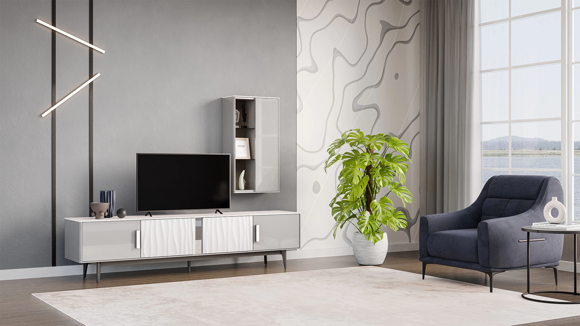 Nita TV Unit Sub Module - 210 cm