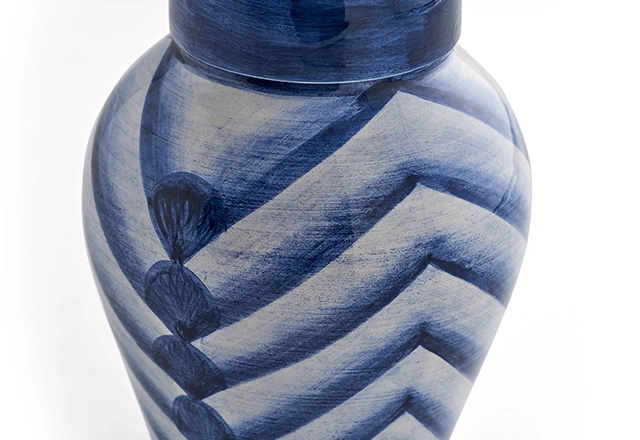 Navy Blue Cube Object