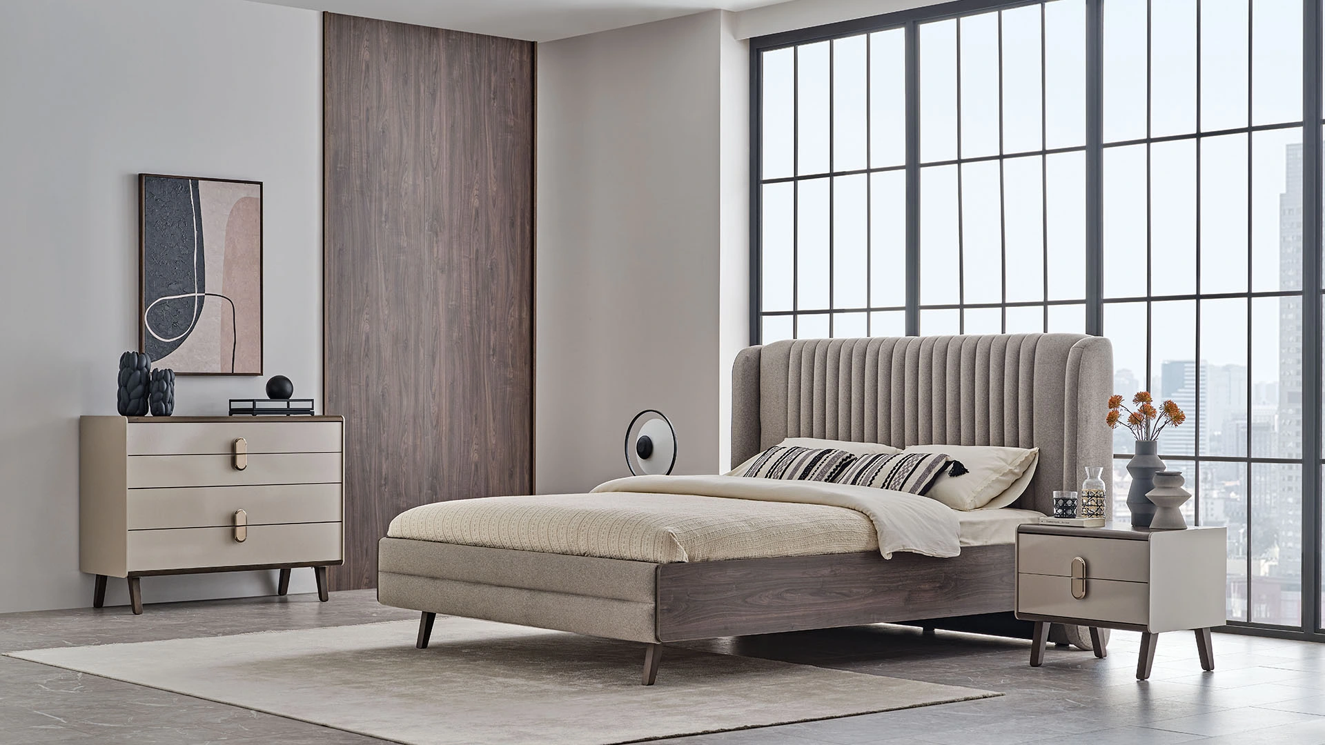 Bend Bed Frame - 180 cm - Headboardless