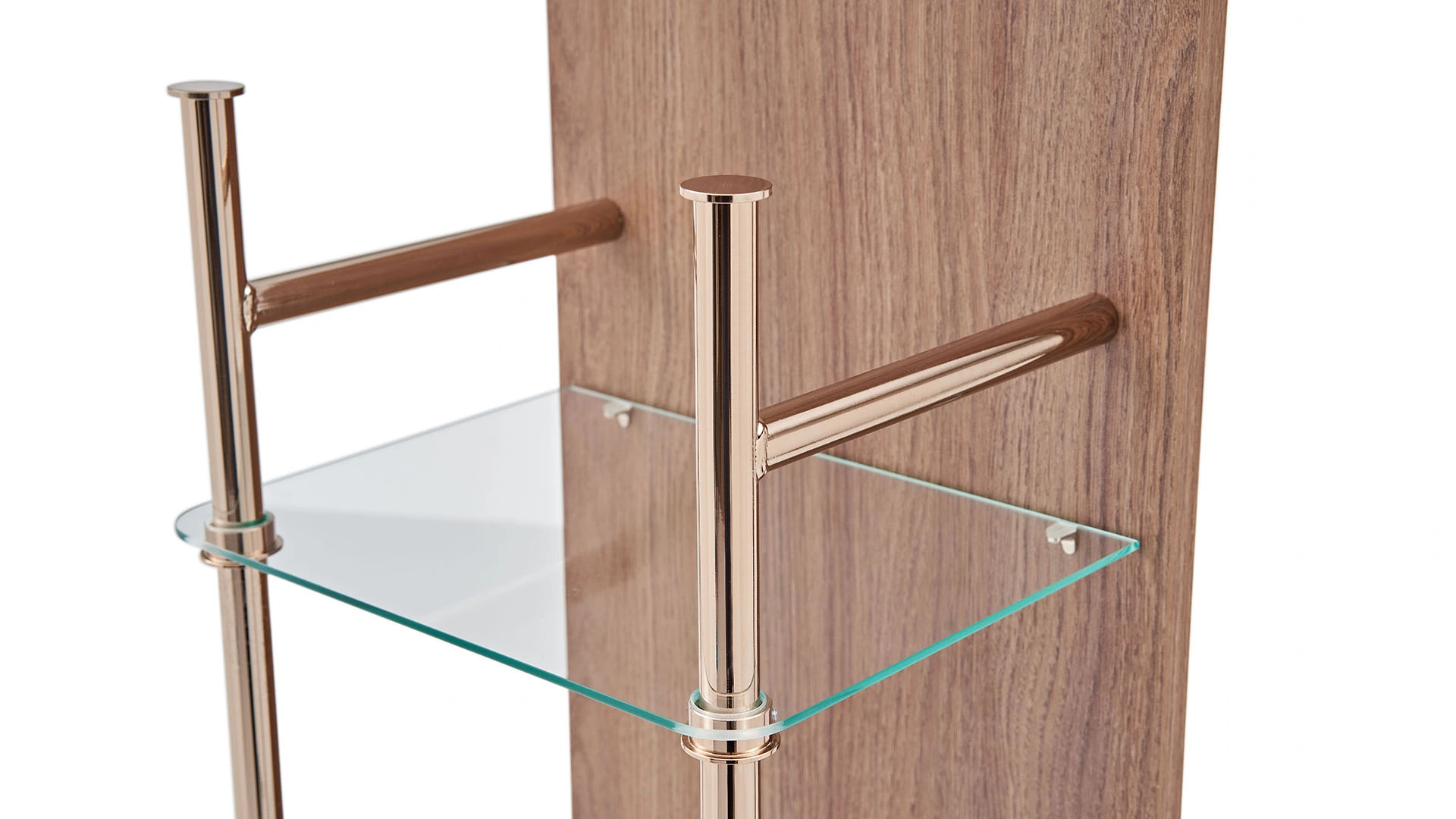 Brita TV Unit Upper Module - Glass Shelves