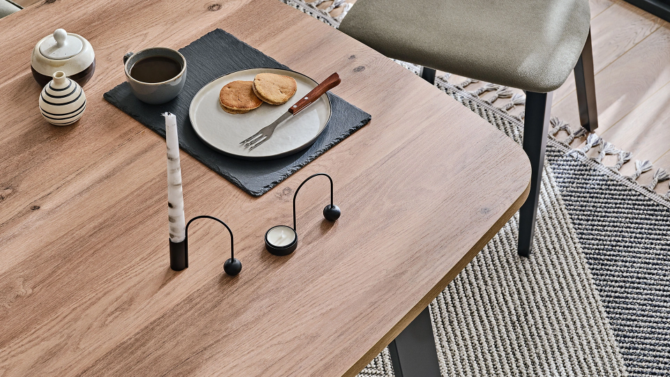 Solid Sabit Yemek Masası - 190 cm