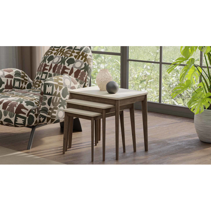 Salda Zigon Table - Moonstone