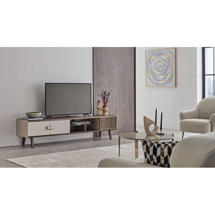 Bend TV Unit Bottom Module - 180 cm