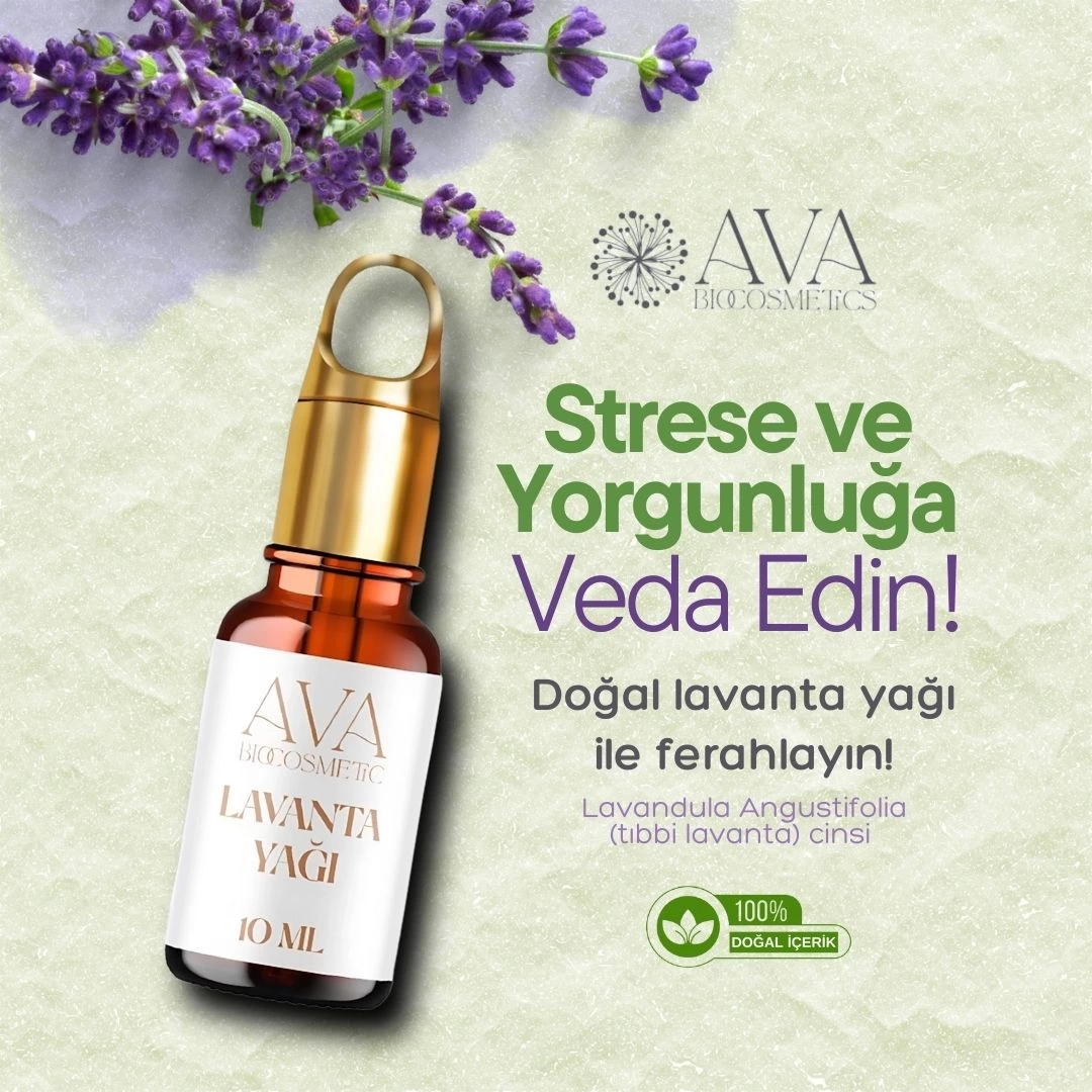 AvA Biocosmetics 100% Natural Lavender Oil | Soothing & Refreshing Skin Oil