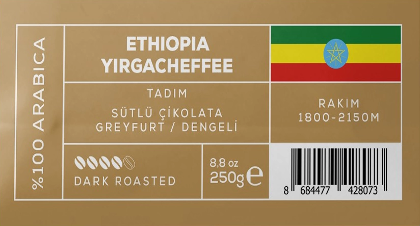 Ethiopia Yirgacheffee Kahve - Coffeedem