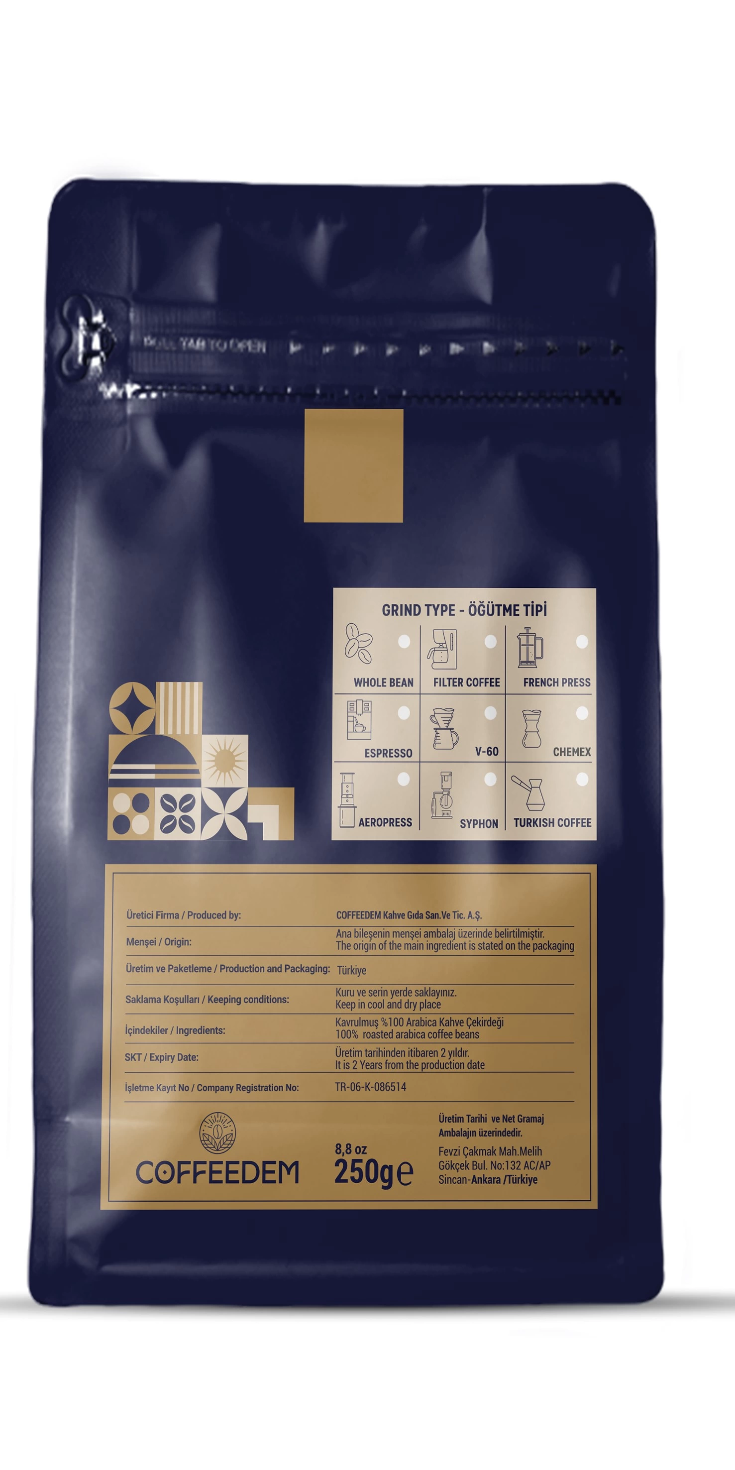 Ethiopia Sidamo Kahve - Coffeedem